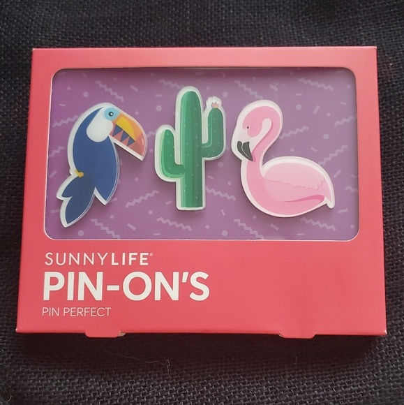 Jewelry | Sunny Life Brand Tropical 3 Pin Set Nwt Bundle | Poshmark